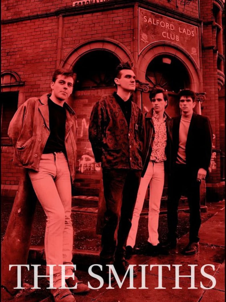 The SMITHS Posters & Flyers Wall Art Deco Vintage Collectors 1980s ...