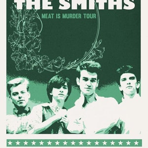The SMITHS Posters & Flyers Wall Art Deco Vintage Collectors 1980s ...