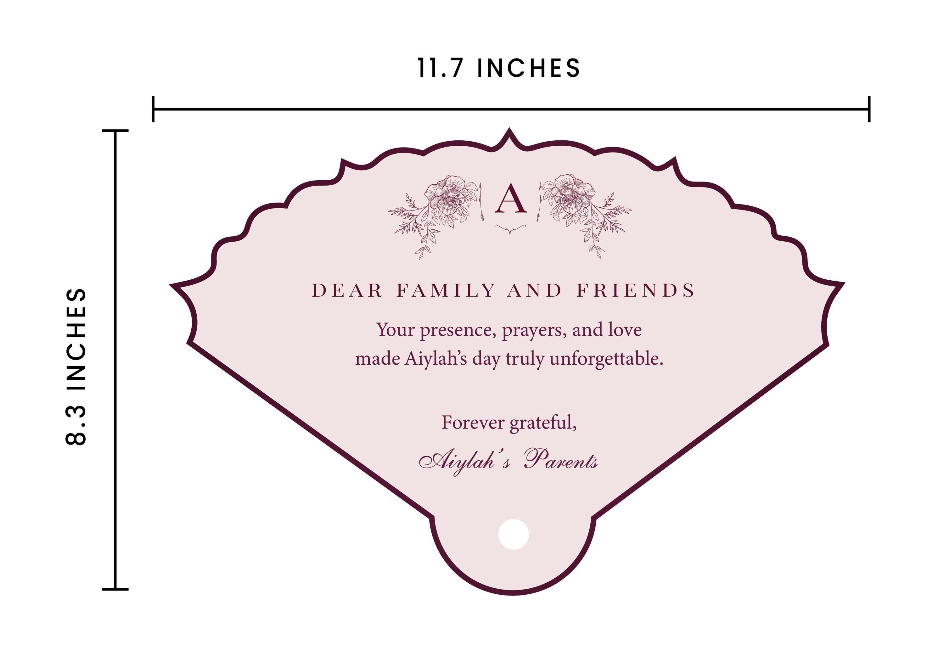 Personalized Wedding Paper Fans, Custom Venue Illustration Wedding ...