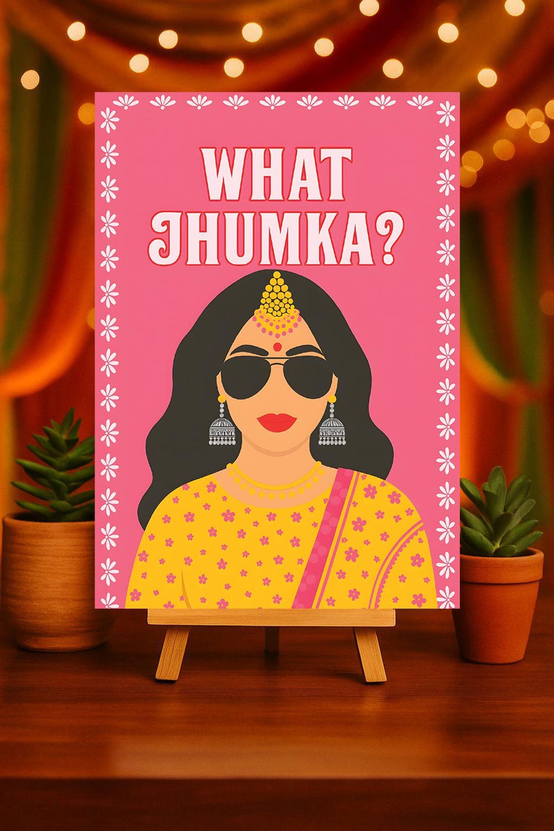 What Jhumka Sign: Bollywood Mehndi Decor Board - Etsy UK