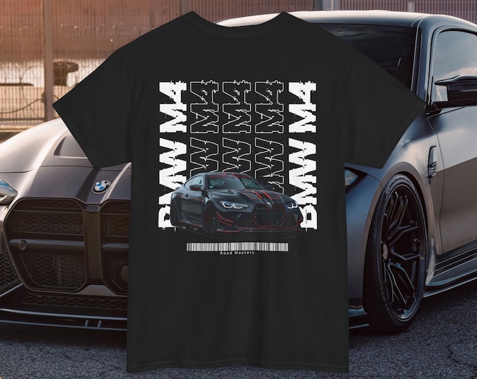 BMW M4 CSL T-shirt, Limited Edition Performance Car Tee, Custom Graphic ...
