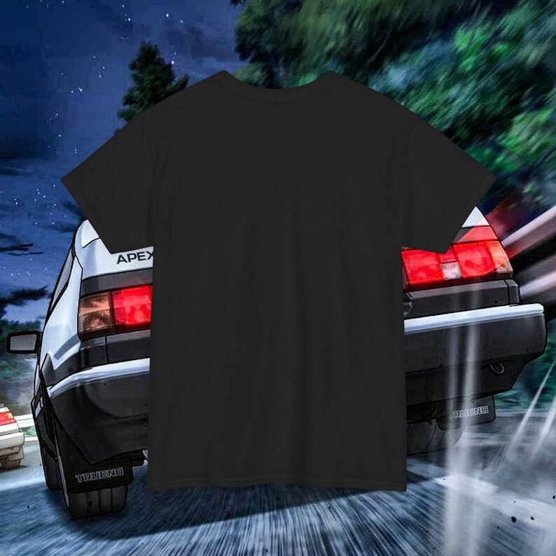 Toyota AE86 Initial D Shirt, JDM Graphic Tee, 100% Cotton, Car ...