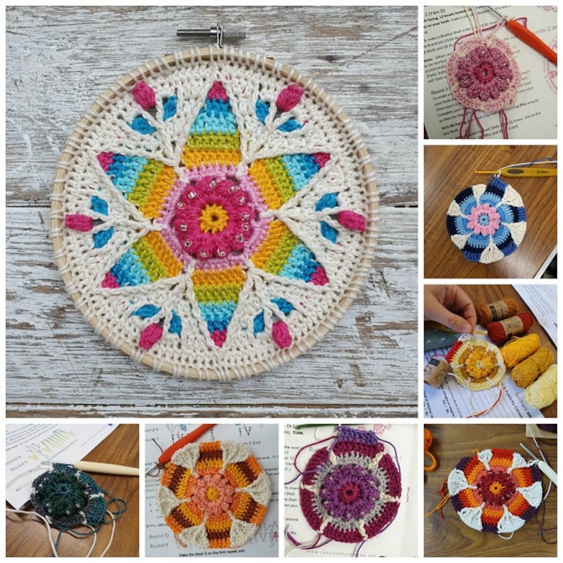 PDF Pattern Fancy Nancy Mandala Crochet Pattern - Etsy