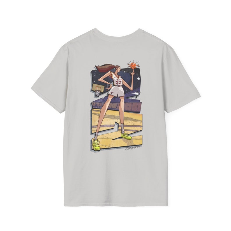 Caitlin Clark WNBA Fever Retro Geometric Basketball Graphic Tee Unisex ...
