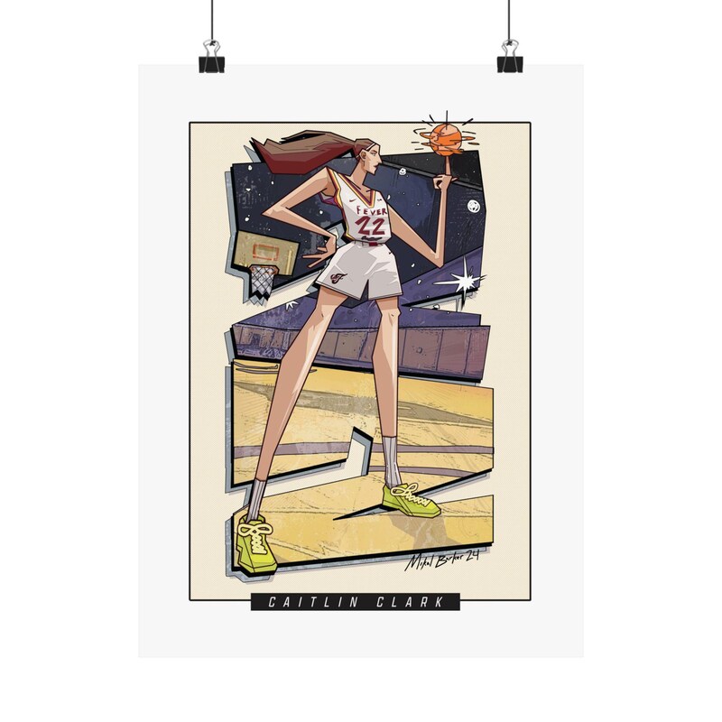 Caitlin Clark Poster - Etsy