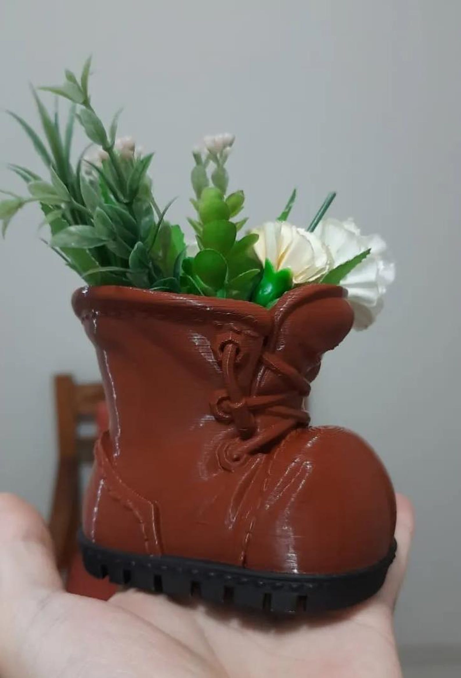 Boot Planter - Garden Decor - Wall-e Inspired - Flower Pot - Gift ...