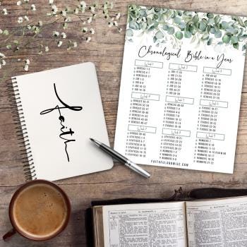 Bible Study Guide | Chronological Read in A Year Reading Plan | Bible ...