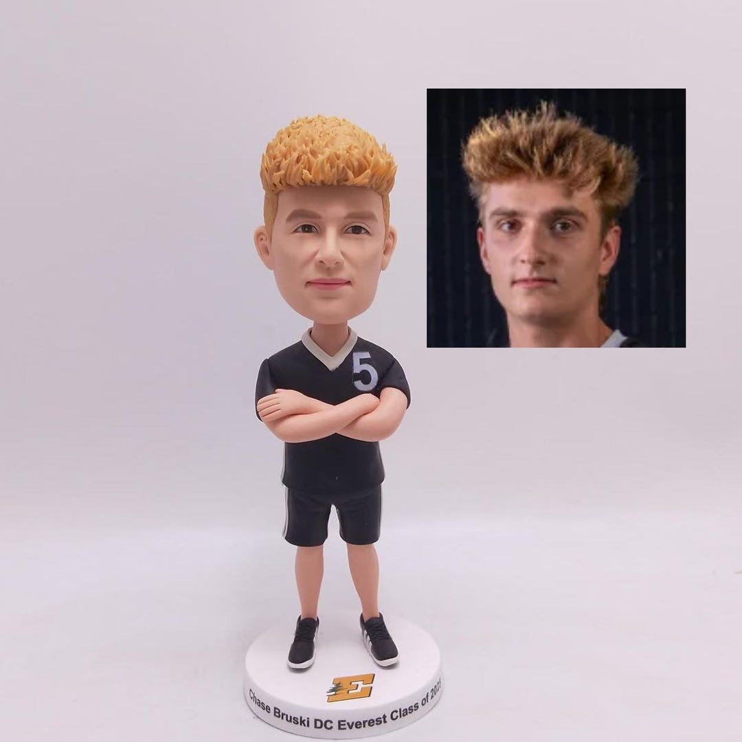 Custom Kids Bobblehead Personalized Boy Figurine Unique Handmade ...