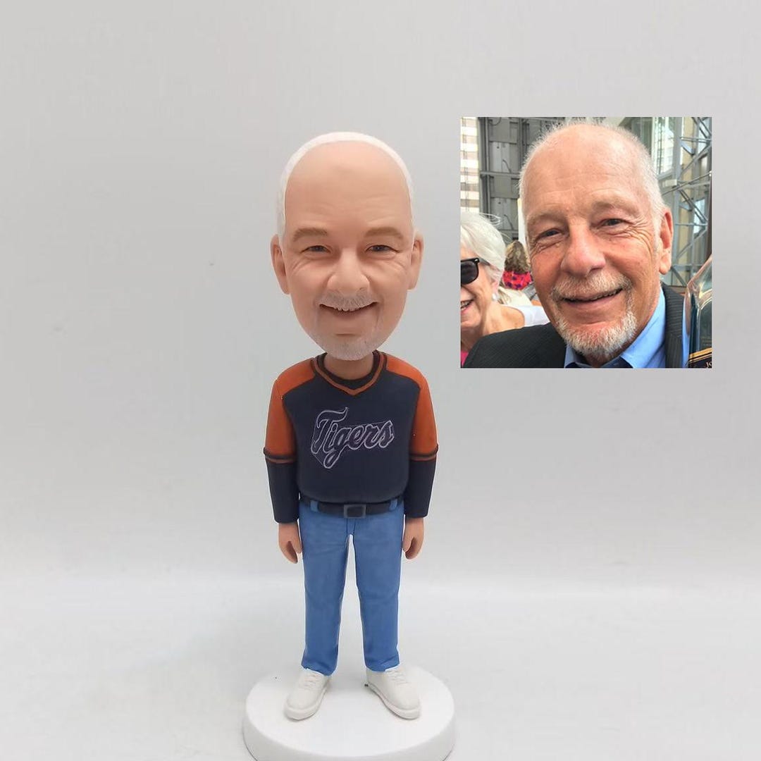 Custom Grandfather Bobblehead,custom Bobbleheads Cool Father's Birthday ...