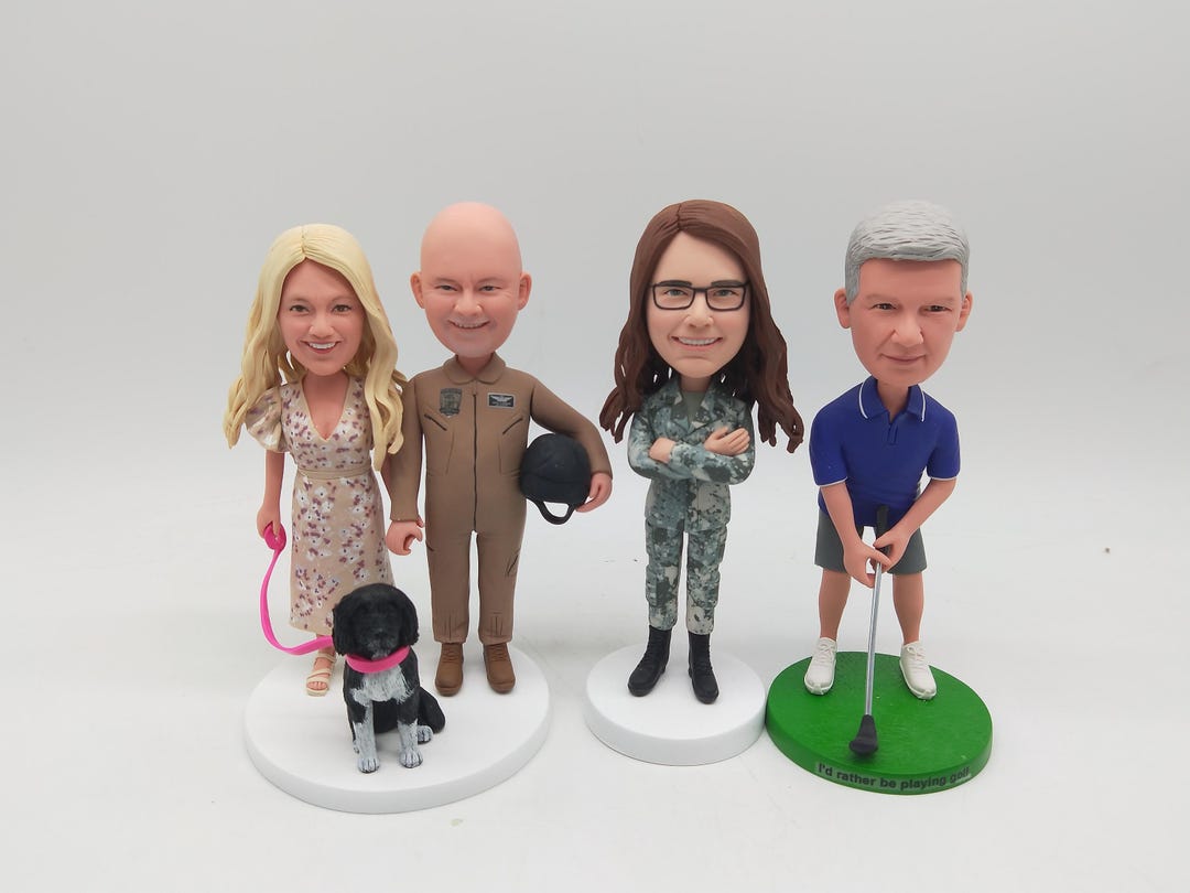 Custom Family Bobblehead Gift | Personalized Photo Memory Keepsake - Etsy