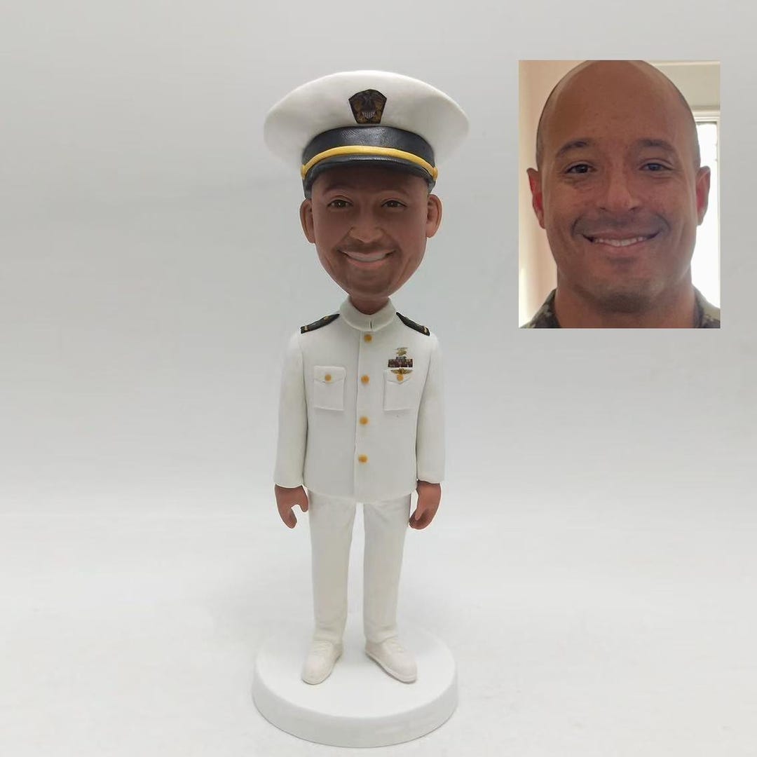 Custom Military & Police Officer Bobbleheads, Personalized Figurines ...