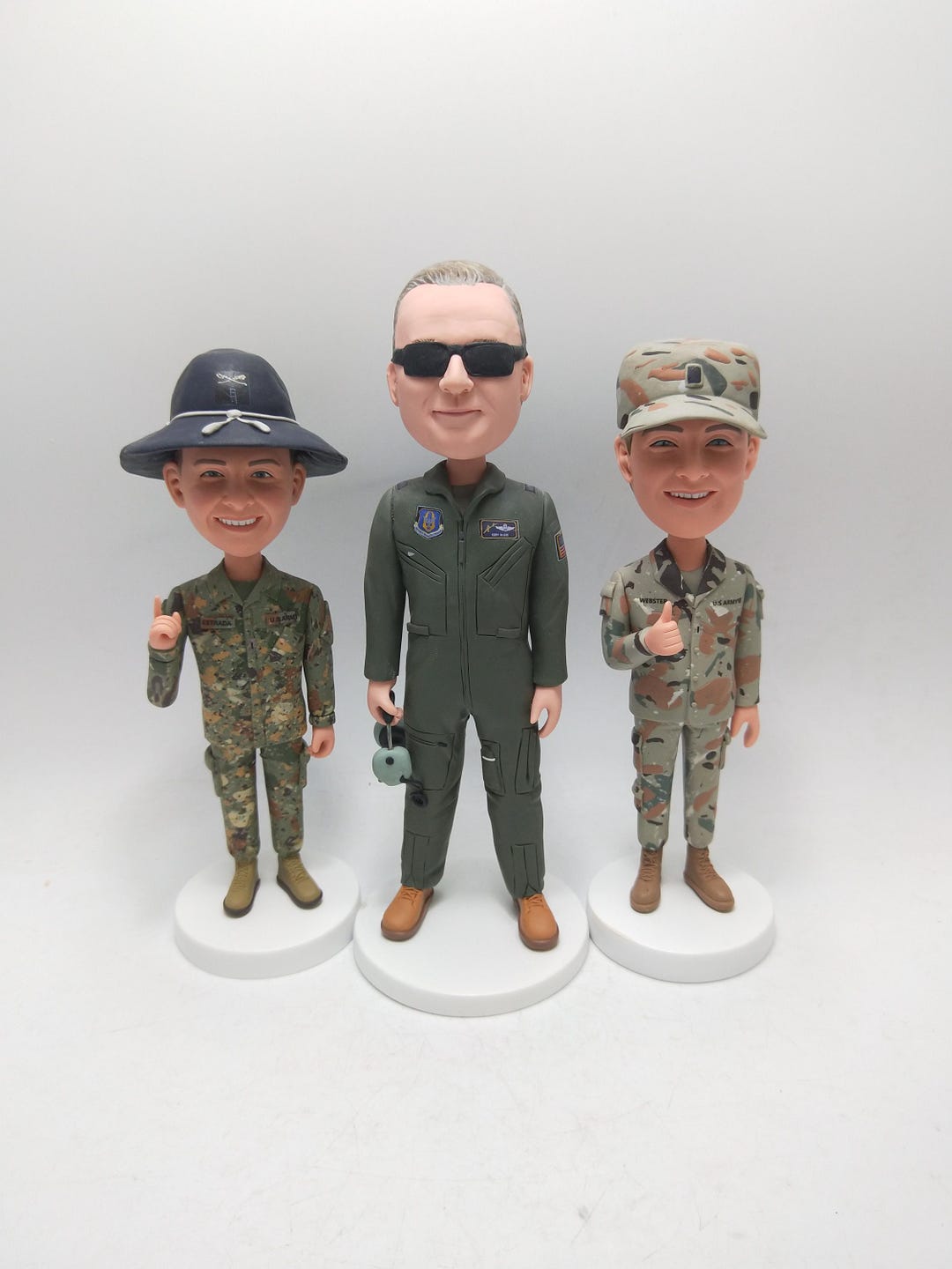 Custom Pilot Bobblehead, Personalized Bobble Head as Captain Retirement ...