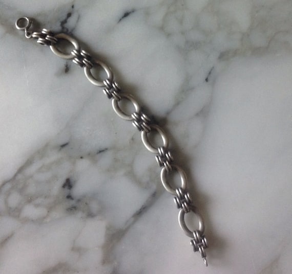 Handmade Chain Bracelet from the 60's - Gem