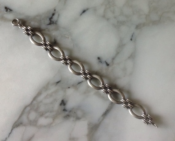 Handmade Chain Bracelet from the 60's - Gem