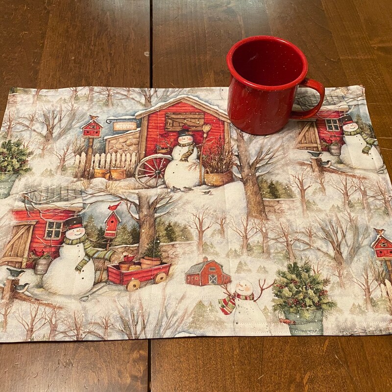 Winter Placemats - Etsy