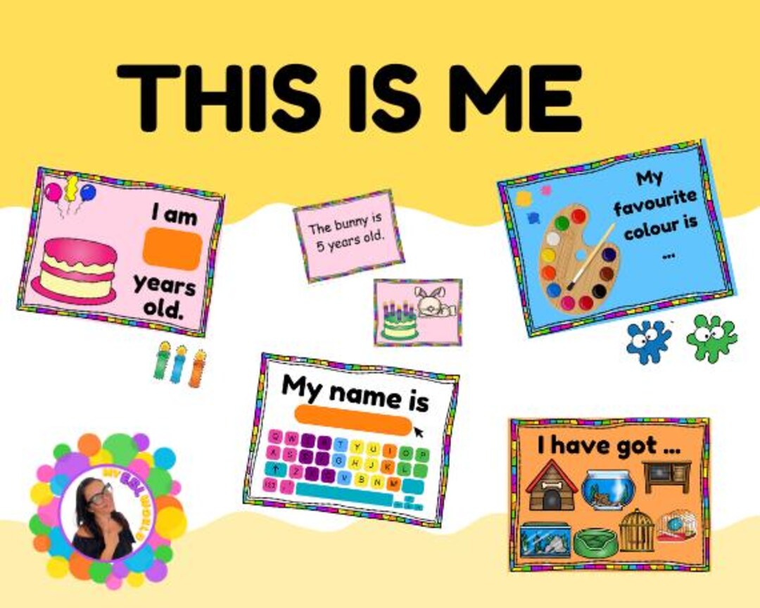 ESL Hands-on Activity for Kids, Fun Introducing Myself, Back to School ...
