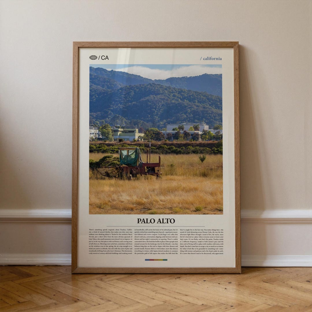 Palo Alto California Photo Print, Stanford Dish, Gamble Garden - Etsy