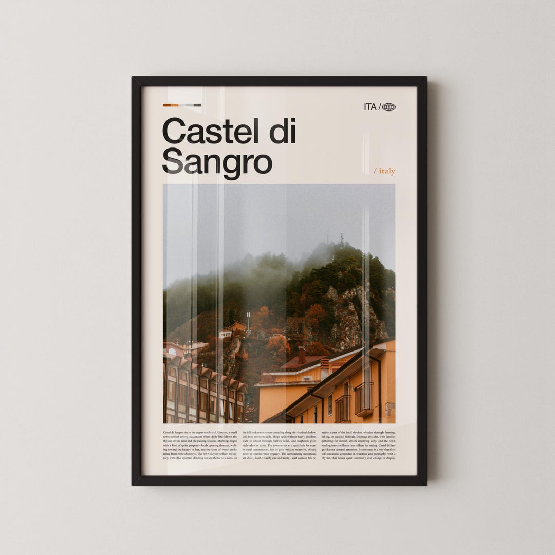 Castel Di Sangro Print, Castel Di Sangro Wall Art, Castel Di Sangro ...