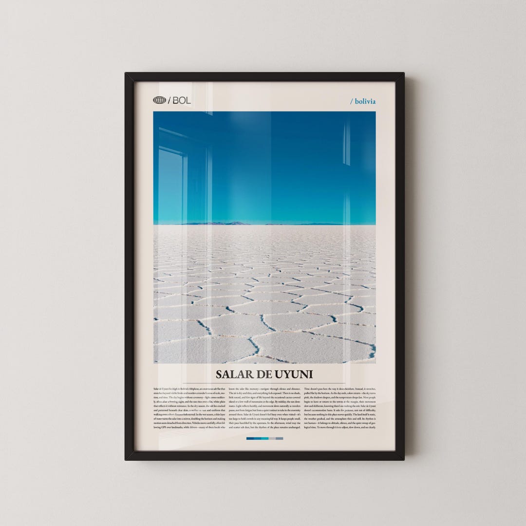 Salar De Uyuni Print, Salar De Uyuni Wall Art, Salar De Uyuni Poster ...