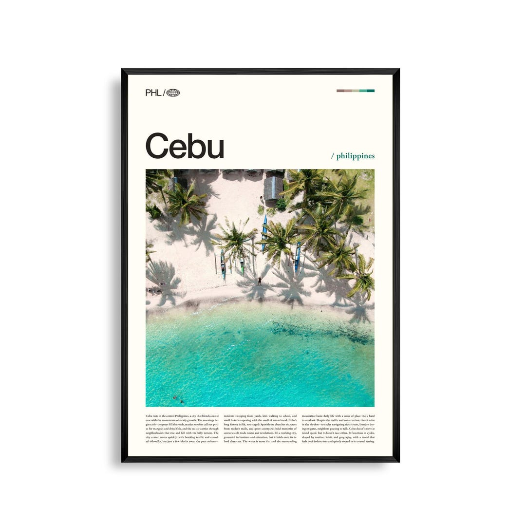 Cebu Philippines Wall Art, Island Landscape and Coastal Photography ...