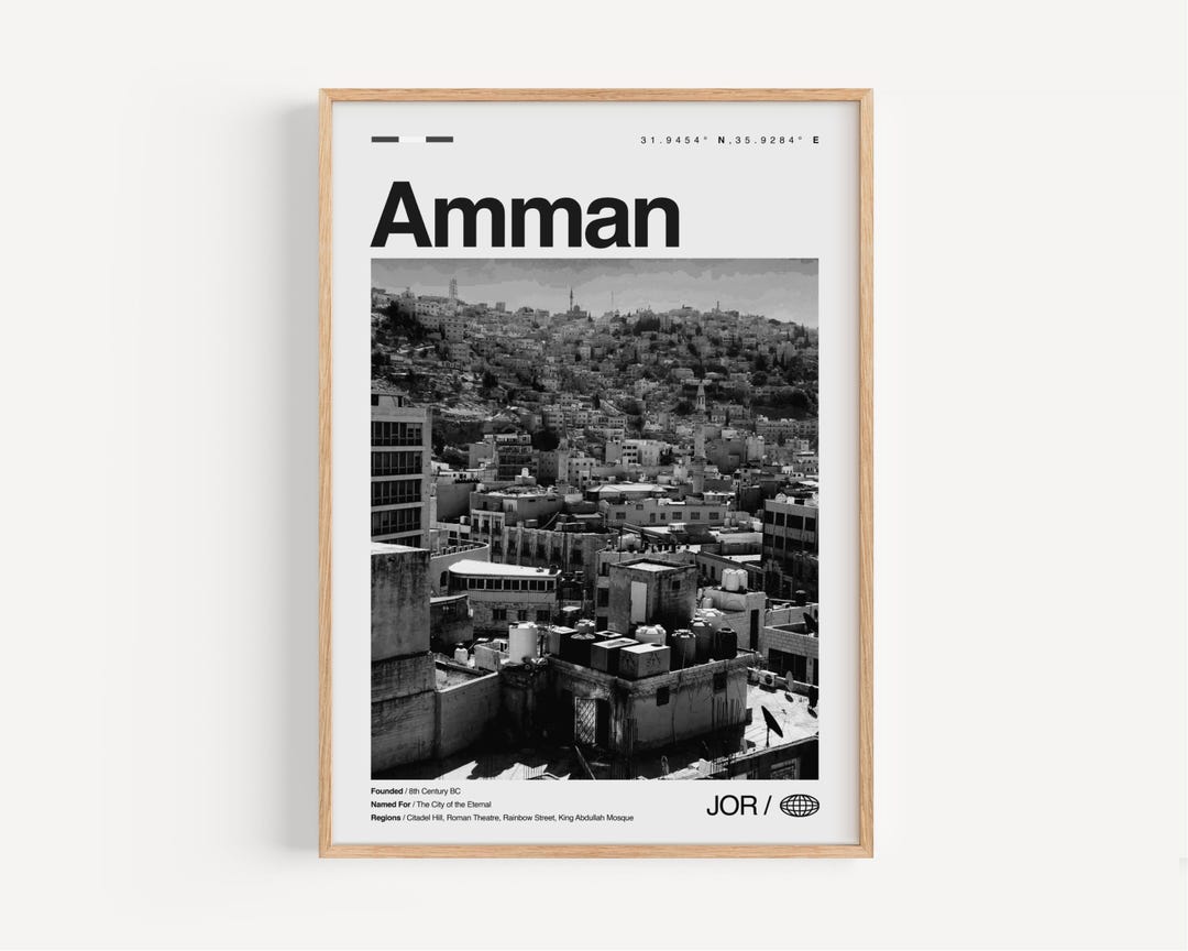 Amman Print Amman, Jordan Wall Art, Amman Poster, Amman Photo, Citadel ...