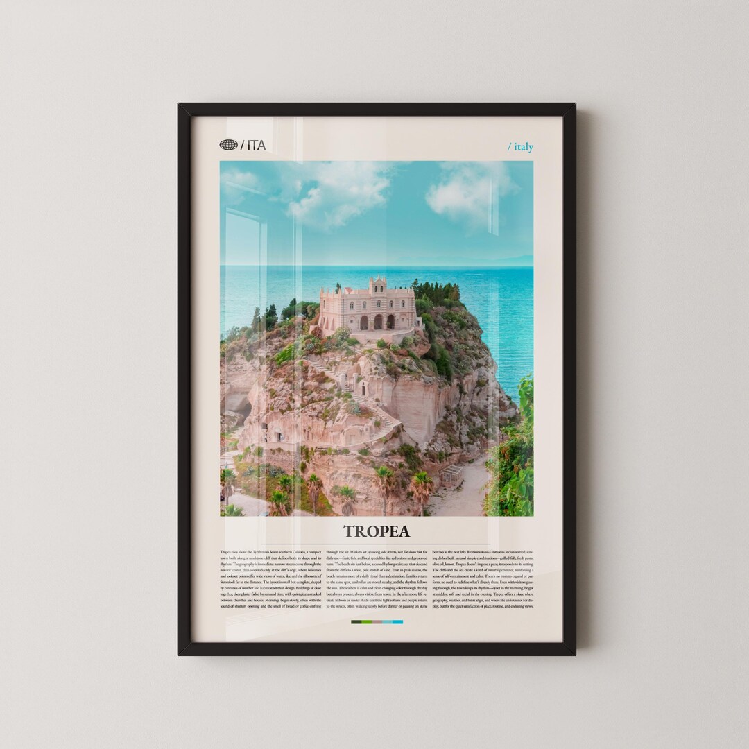 Tropea Print, Tropea Wall Art, Tropea Poster, Tropea Photography ...