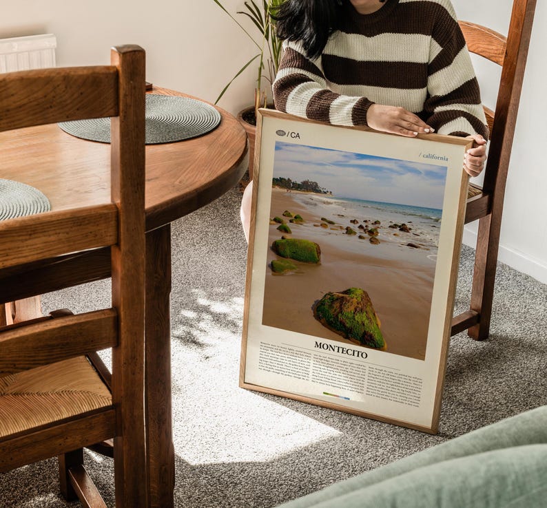 Montecito California Beach Photo Print, Coastal Wall Art - Etsy