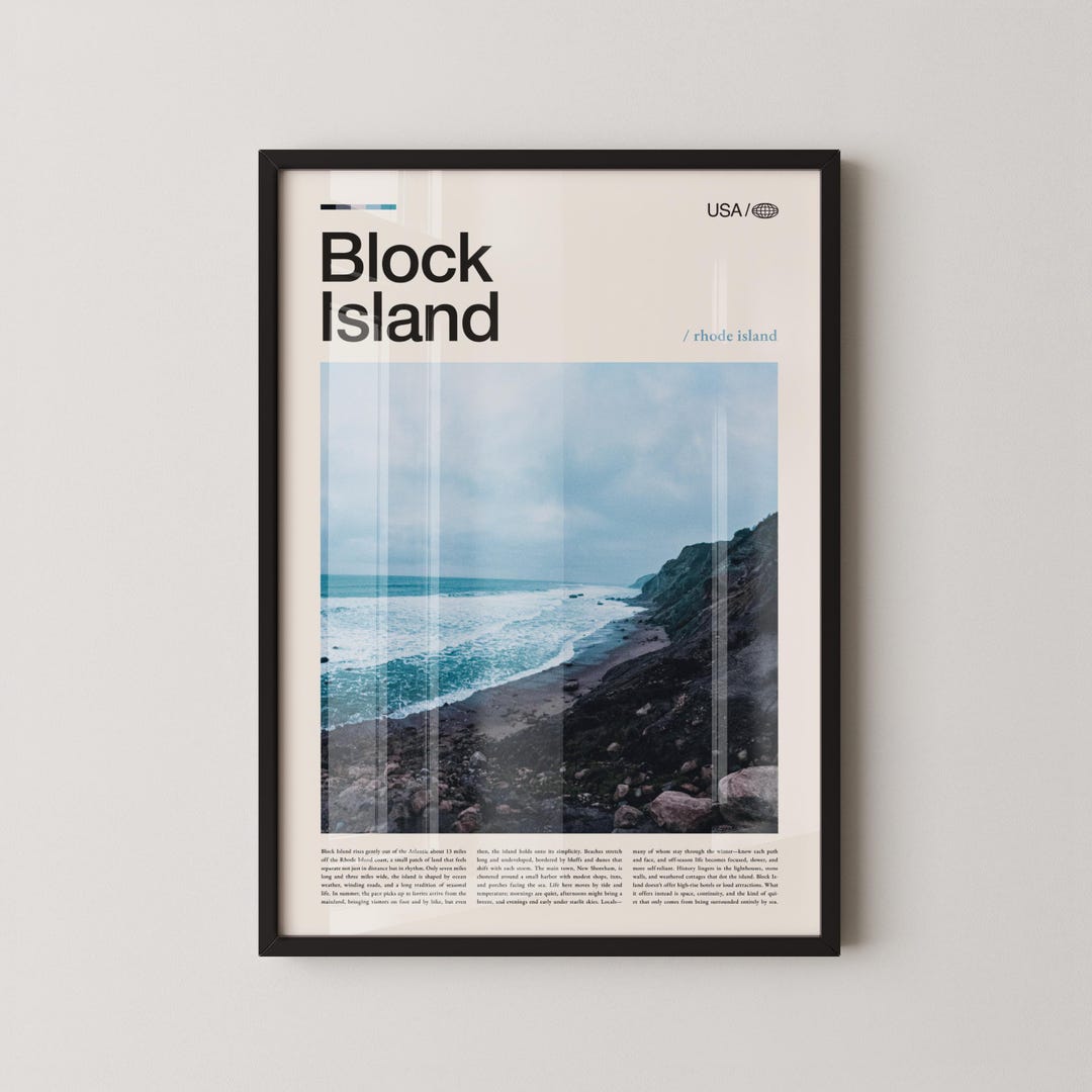 Block Island Photography Print, Rhode Island Coastal Wall Art - Etsy