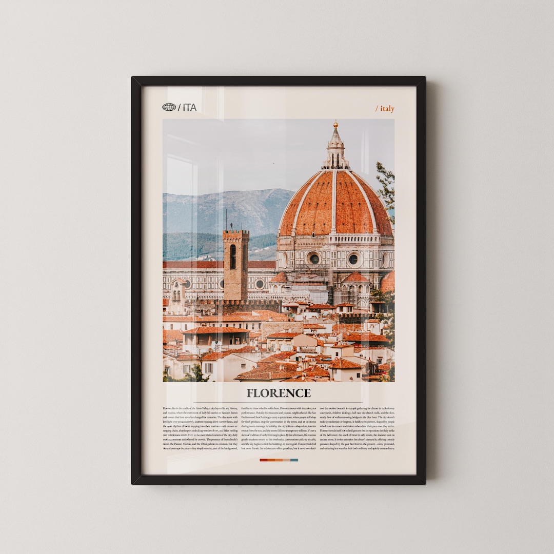 Florence Print, Florence Wall Art, Florence Poster, Florence ...