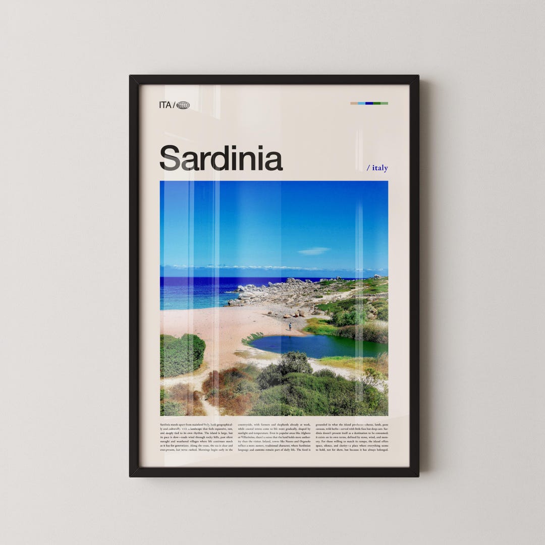 Sardinia Print, Sardinia Wall Art, Sardinia Poster, Sardinia ...