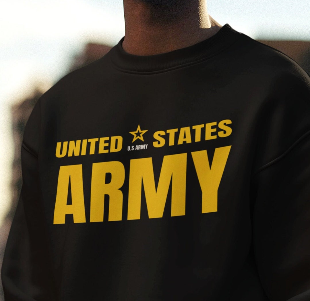 United States Army Military Champion Sweatshirt, Patriotic Military ...