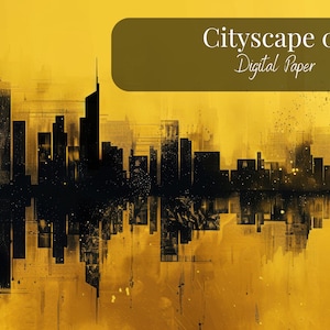 Digital Cityscape, Desktop Wallpaper, Virtual Background, High ...