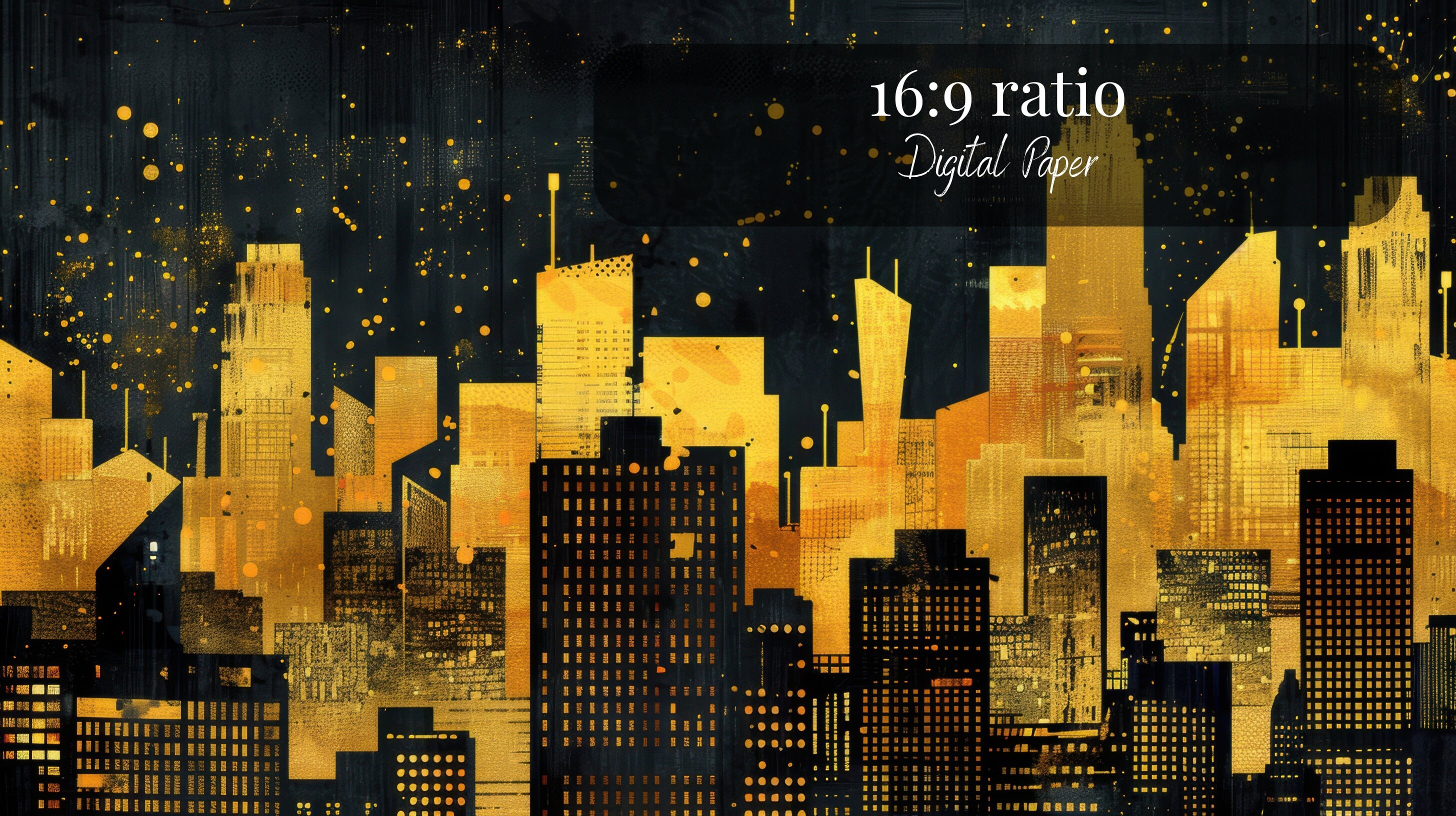 Digital Cityscape, Desktop Wallpaper, Virtual Background, High ...