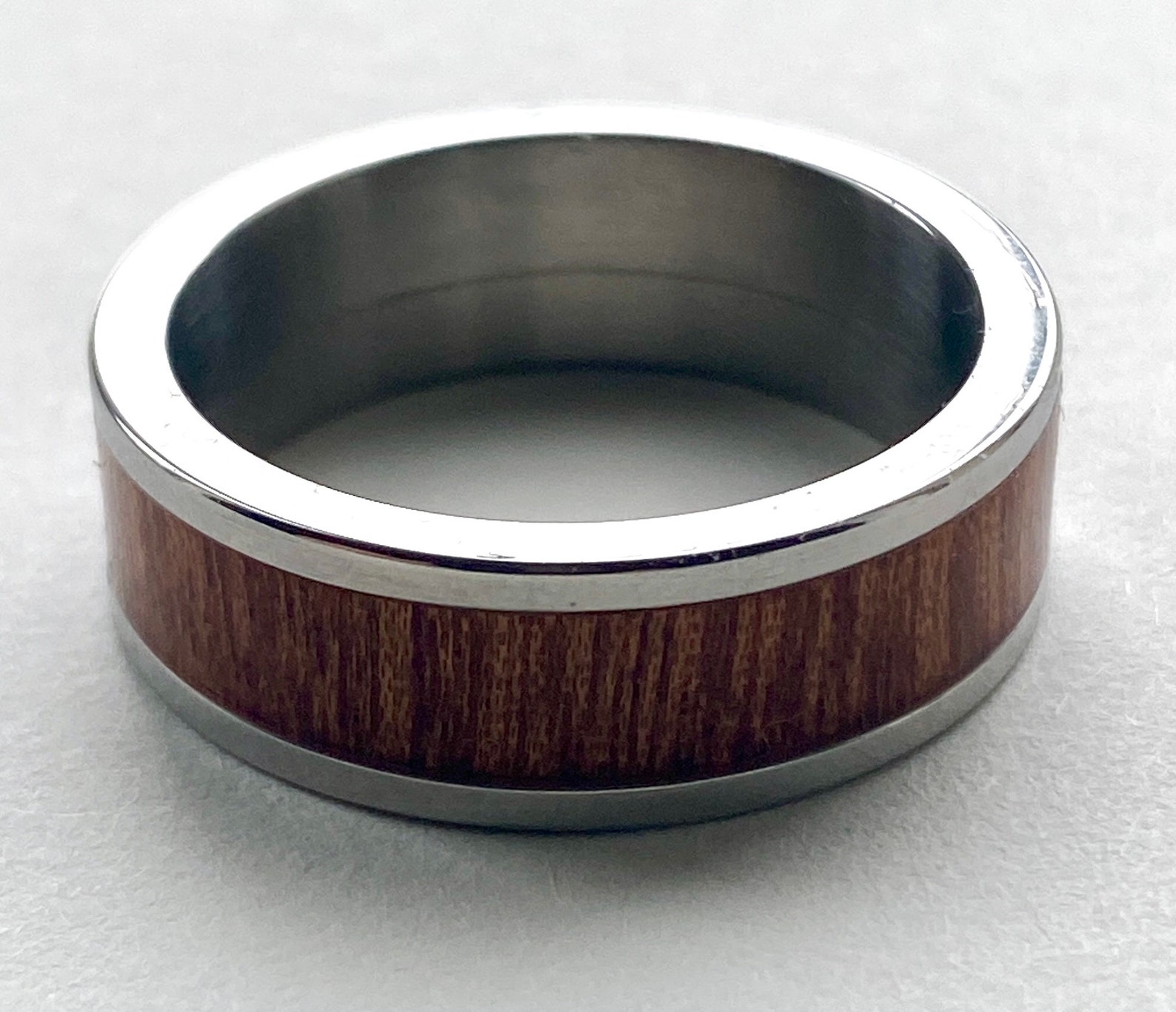 Wood Turned Ring Made to Order in the UK From Beautiful Mahogany - Etsy