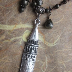 Pyrite Renaissance Necklace by Peasant Princess Galata Tower Old World ...