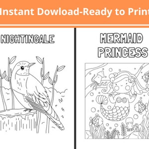 100 Cute Kawaii Coloring Pages, Cute Coloring Pages, PDF Digital ...