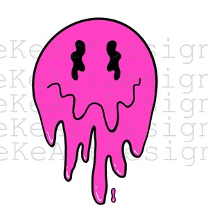 Droopy Smiley Face PNG, Sublimation Design, Digital Download, PNG - Etsy