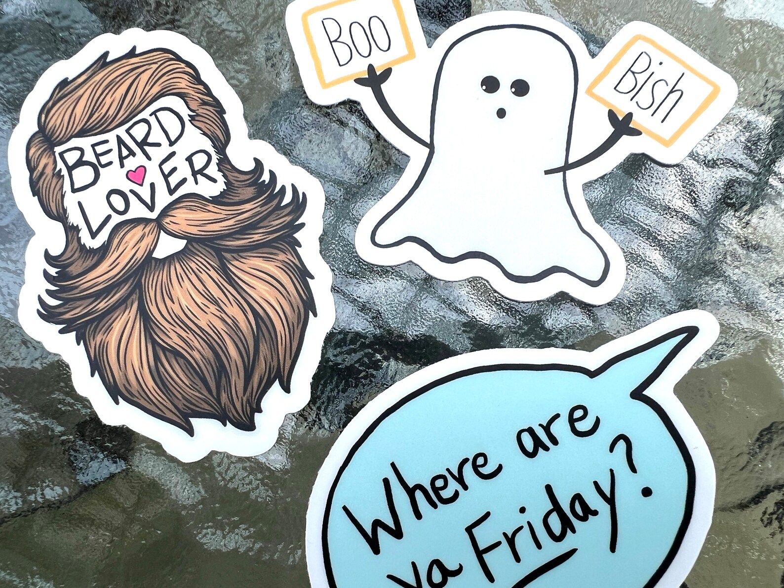 Where Are Ya Friday Sticker | Funny Quote Sticker | Gag Gift | Blue ...