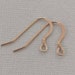 14k Gold Filled Earwires Flattened Fishhook Finding Jewelry - Etsy