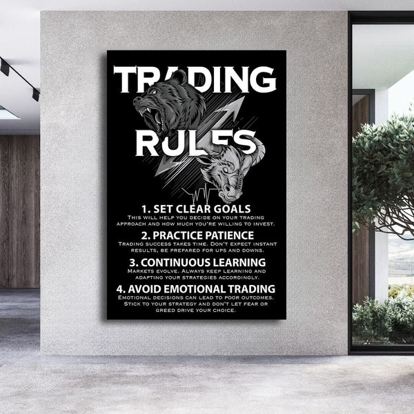 Trading Poster - Etsy