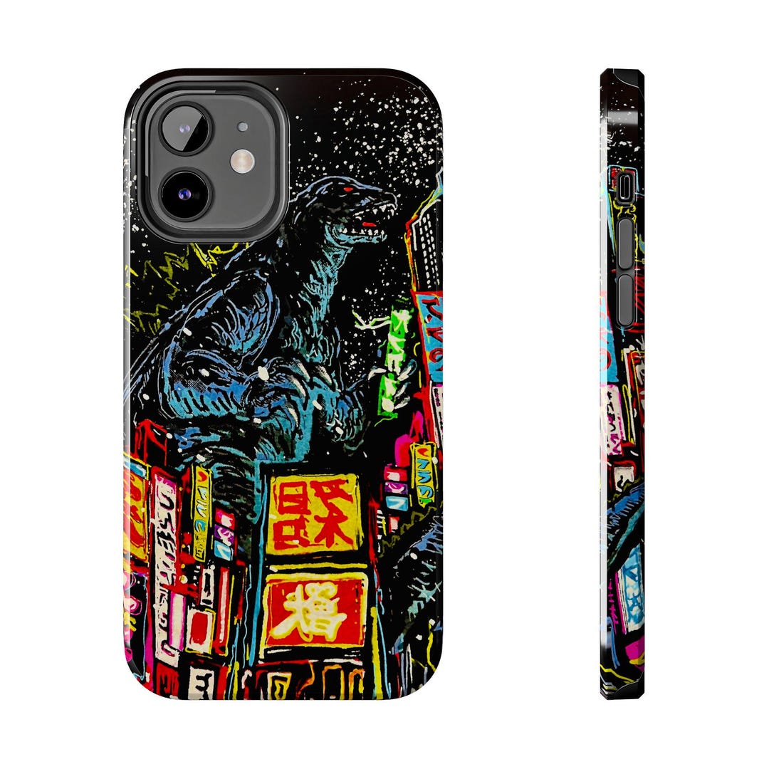 Godzilla tough Phone Cases - Etsy