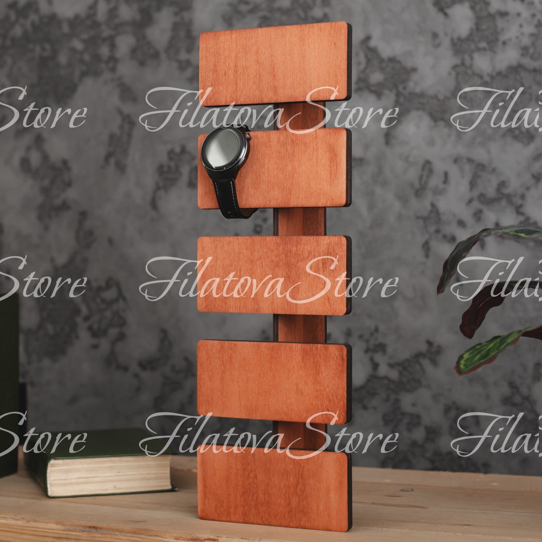 Watch Stand for Men, Watch Display Stand, Wood Watch Display, Wall ...