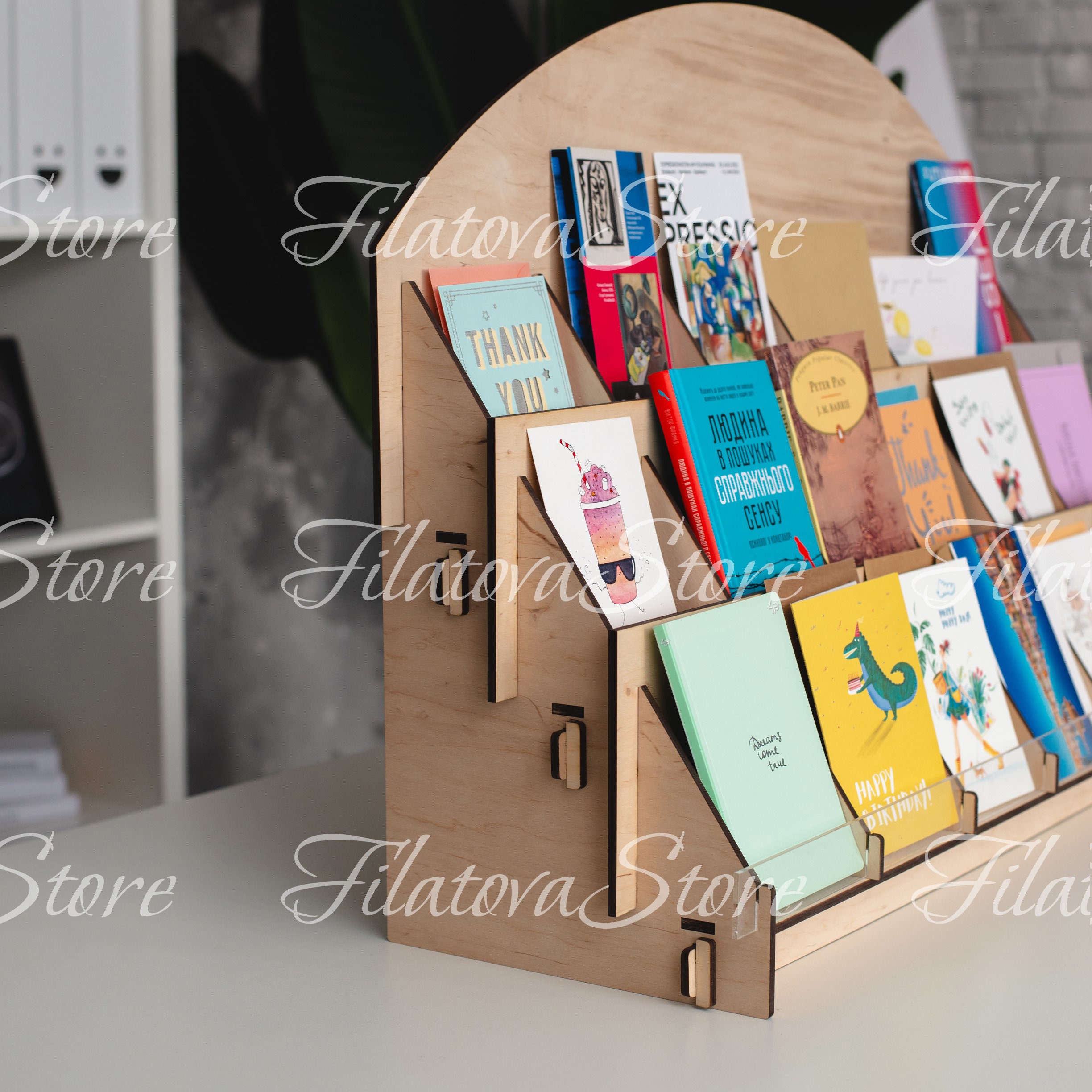 Personalized Greeting Card Organizer, Greeting Card Holder, Sticker ...