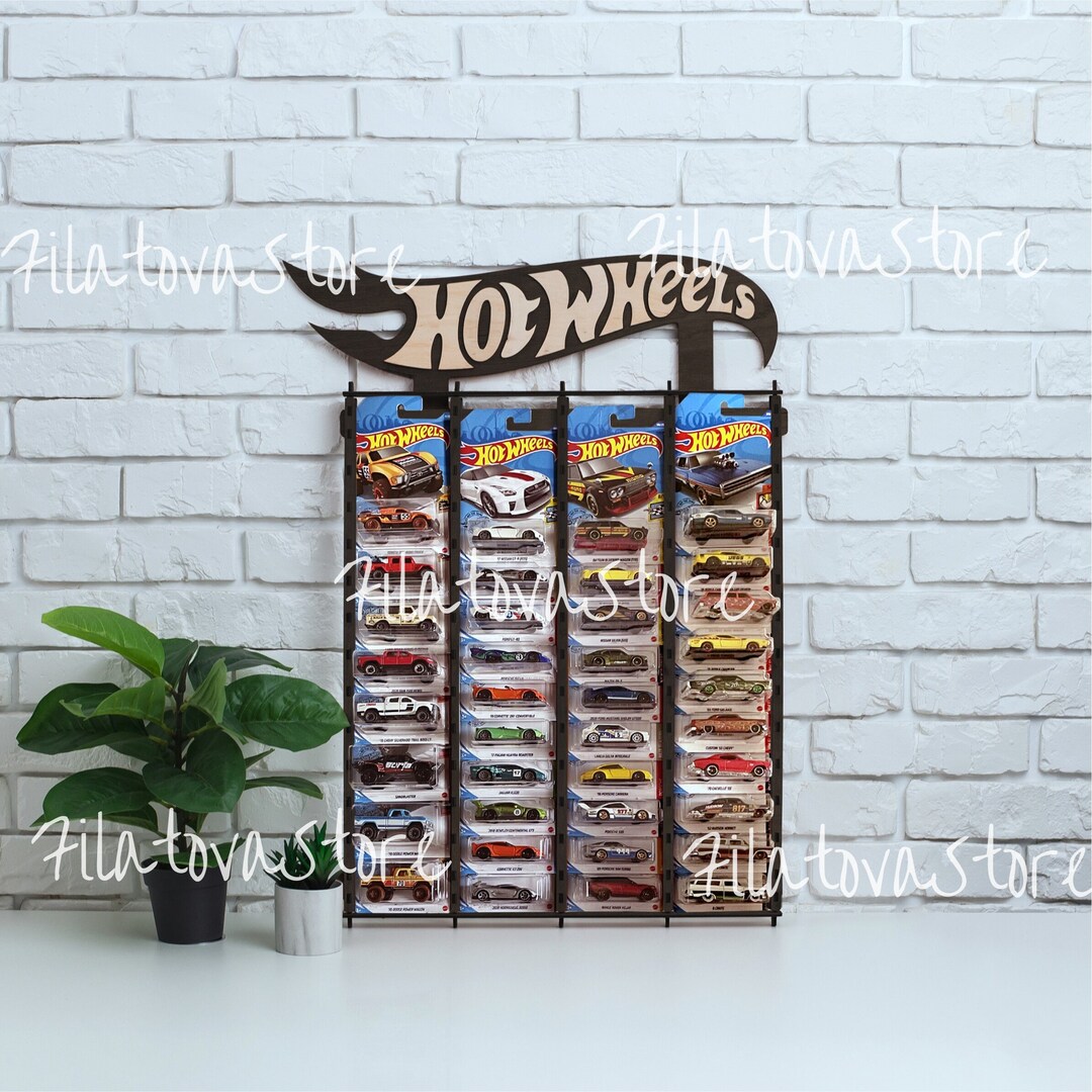 Toy Car Storage Wood, Toy Car Display Shelf, Toy Car Holder, Toy Car ...