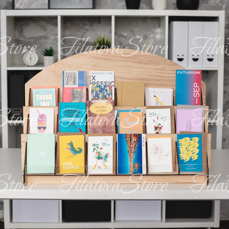 Greetings Card Display Stand - Etsy