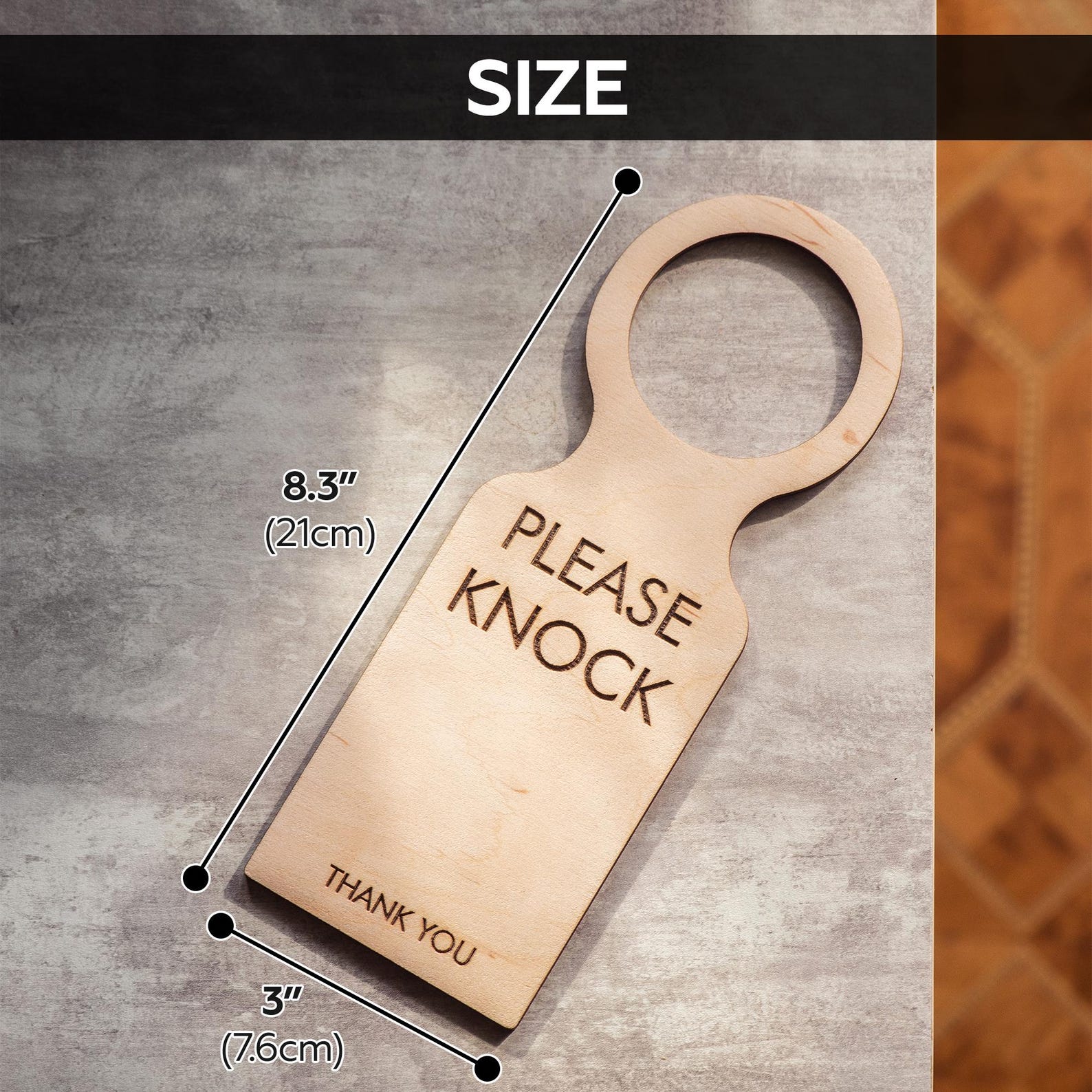 Please Knock Sign, Door Handle Sign, Session in Progress Sign, in ...