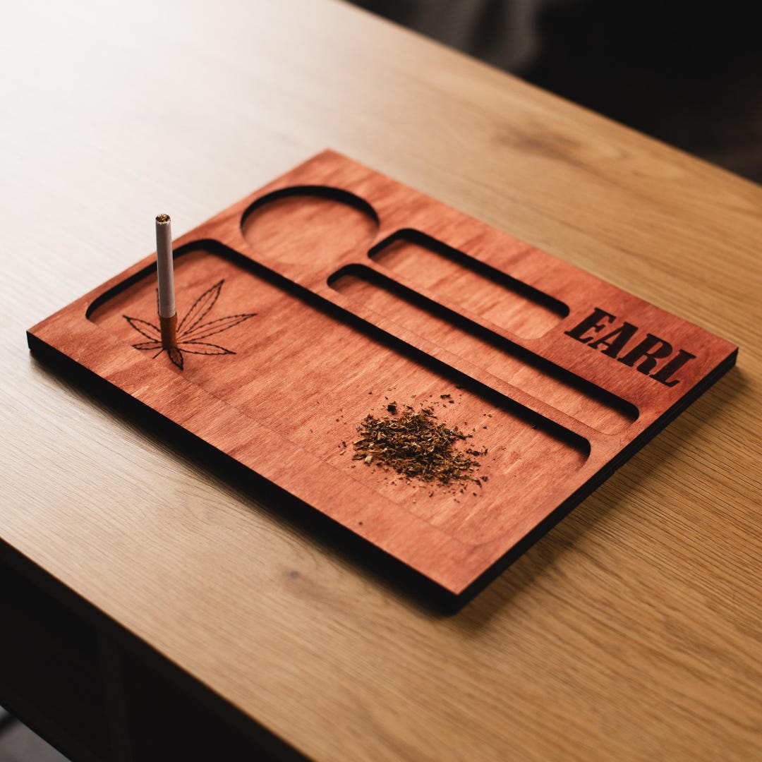 Custom Wooden Rolling Tray, Smoking Accessories Tray, Personalized Weed ...