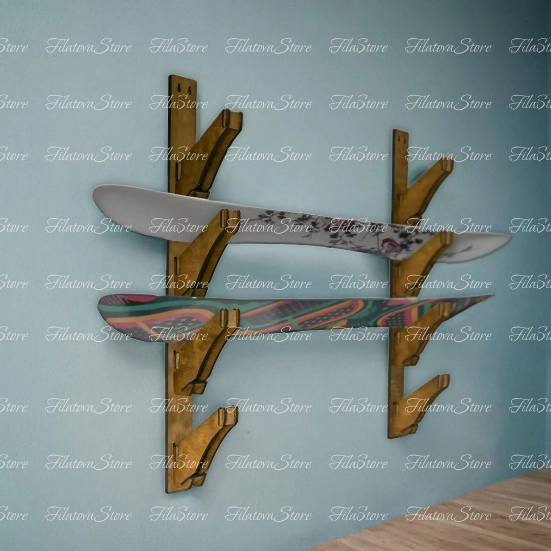 Snowboard Wall Mount, Snowboard Holder, Snowboard Storage, Snowboard ...