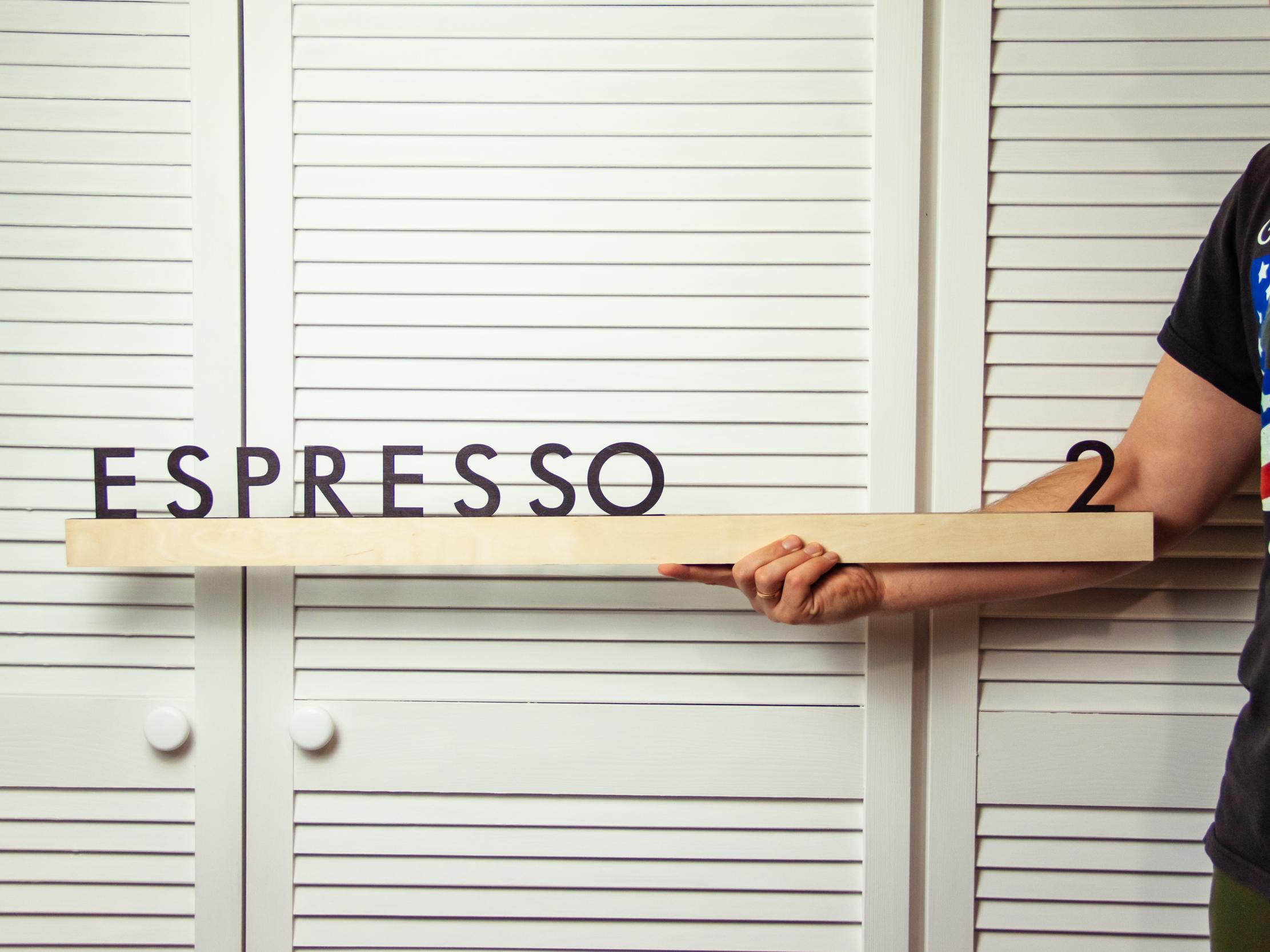 Wall Mounted Menu Rails, Custom Menu Board With Letters, Changeable ...