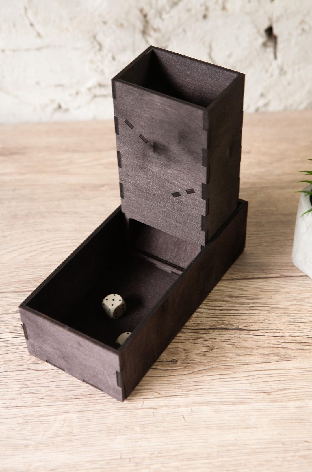 Custom Wood Dice Tower, Dice Tower and Storage, Dice Rolling Tray, Dnd ...